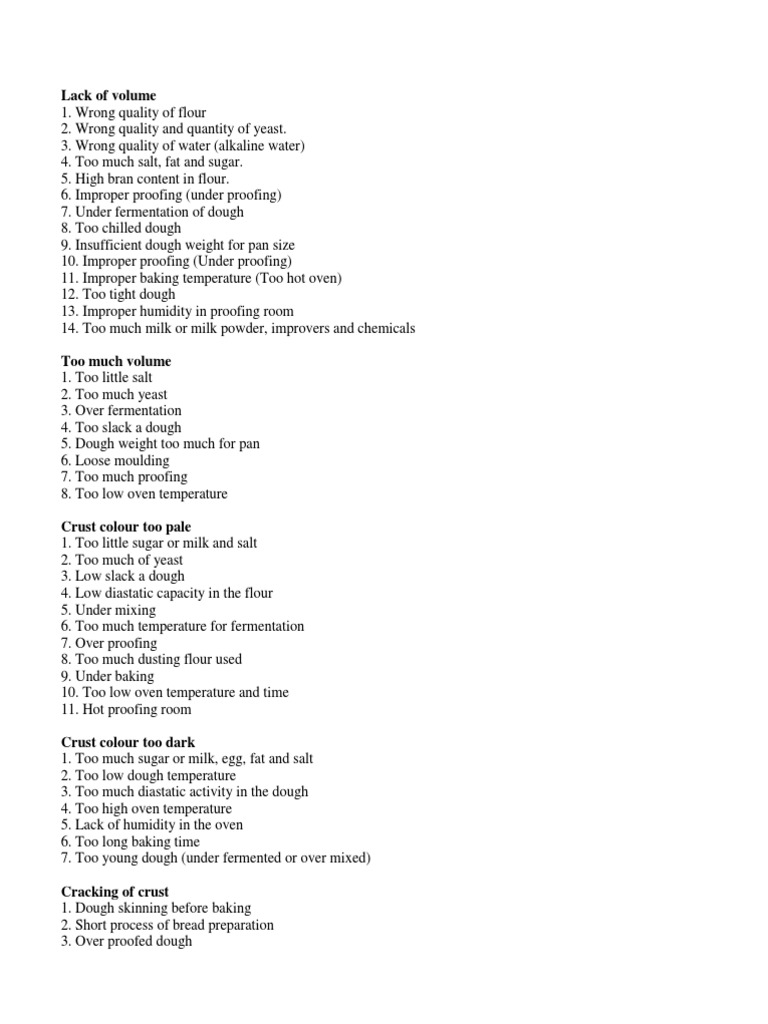 Bread Fault | PDF | Dough | Breads