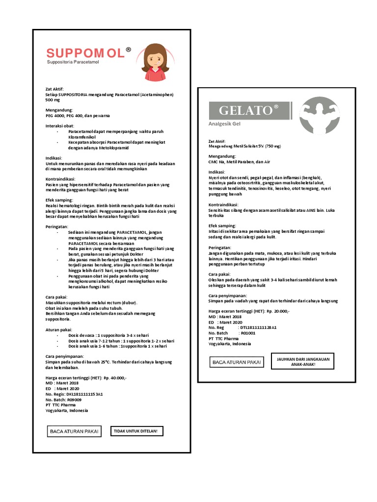 Leaflet Gel Suppo | PDF