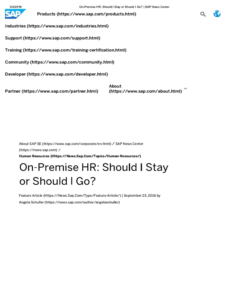 SAP News Center | PDF