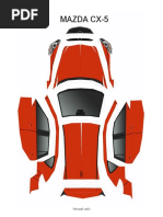 Dodge Challenger Papercraft Template | PDF