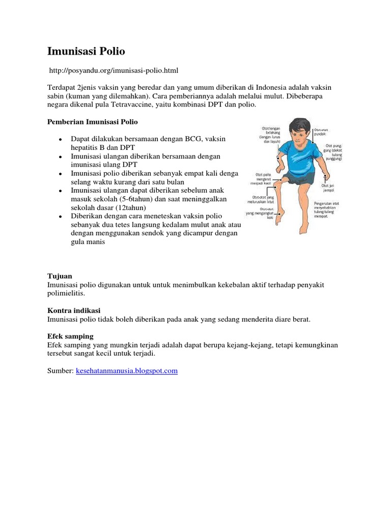 Imunisasi Polio | PDF