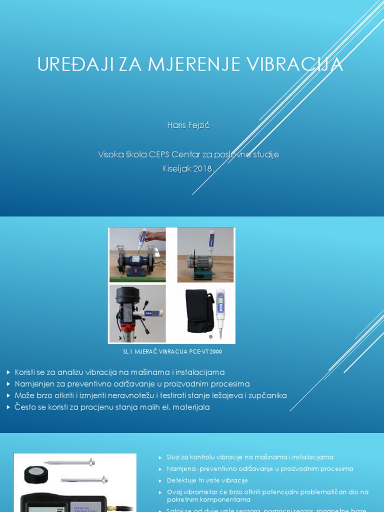 Uređaji Za Mjerenje Vibracija | PDF