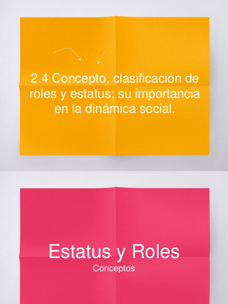 Roles y Estatus | PDF