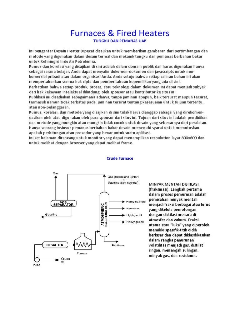 Design Considerations for Crude Furnace Radiant Sections | PDF