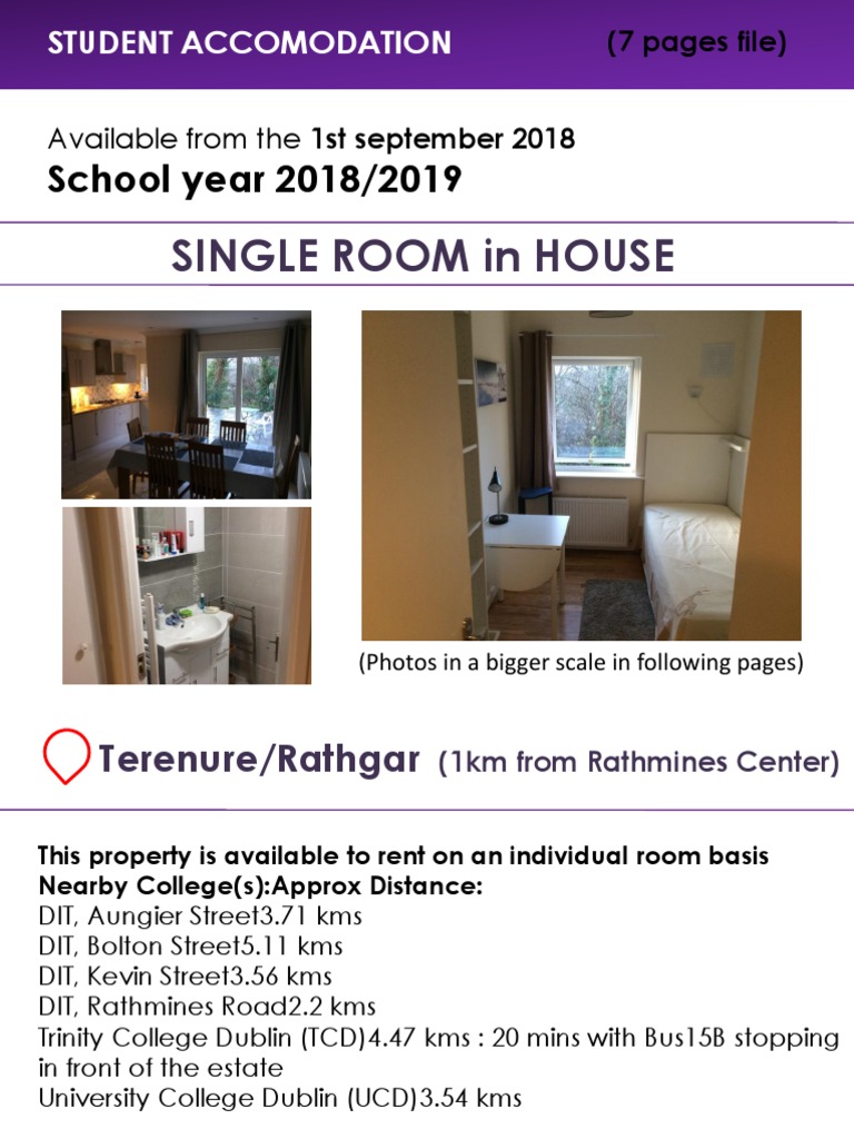 Single Room - Student Accomodation | PDF | Bedroom | Home