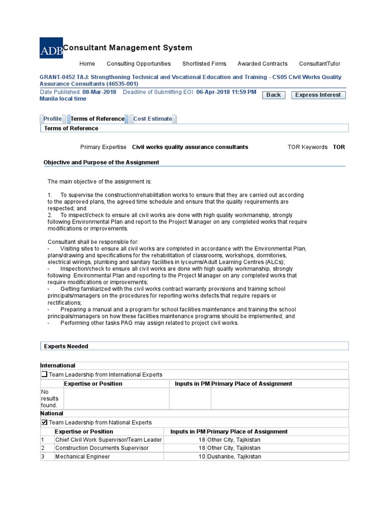 Consultant Management System | PDF | Business