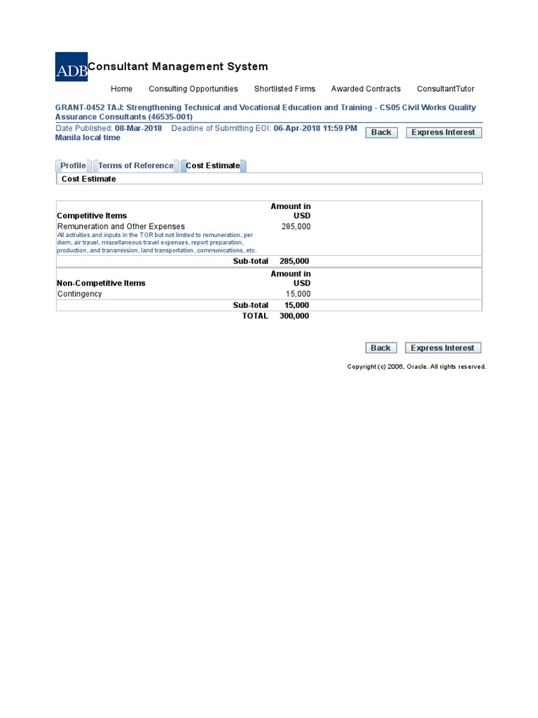 Consultant Management System | PDF