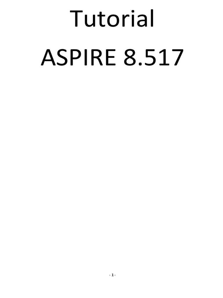 Tutorial Aspire | PDF | Archivo de computadora | Vector Euclidiano