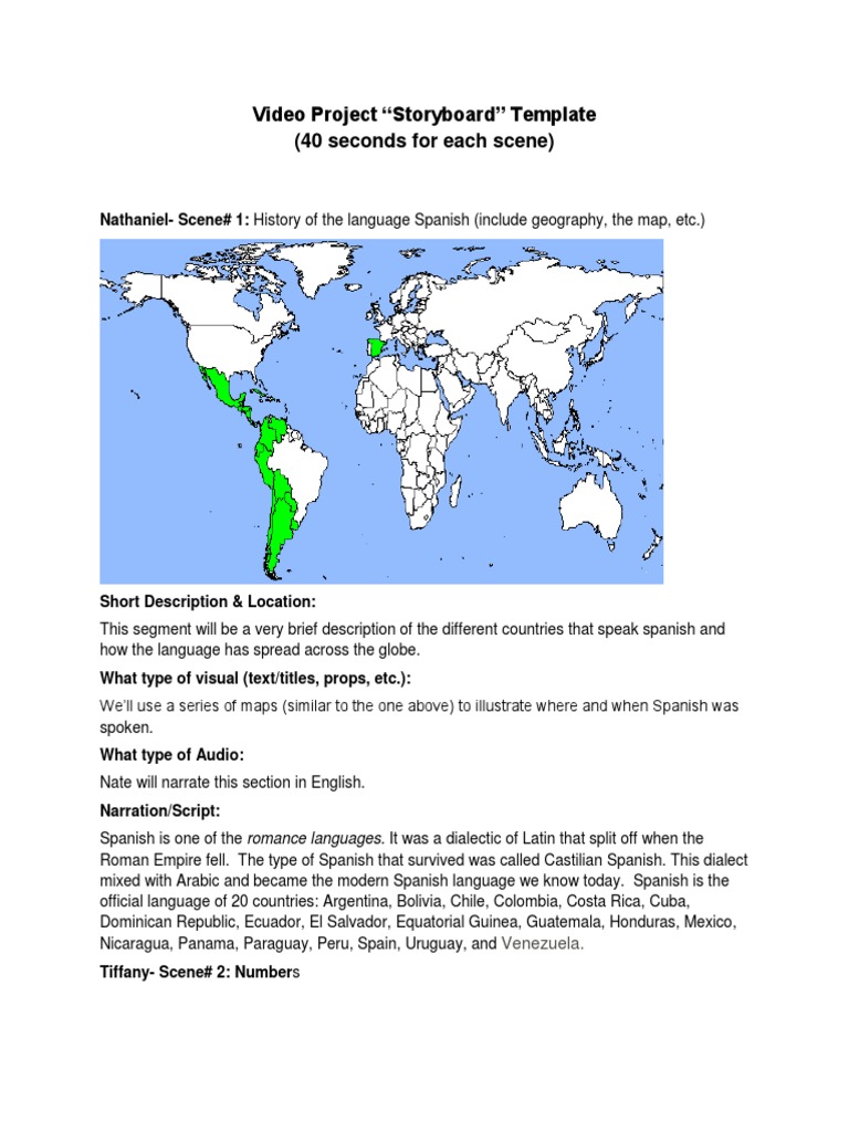 Storyboard - Selina Paniagua Tiffany Escorcia Kimberly Serna Nate Pla ...