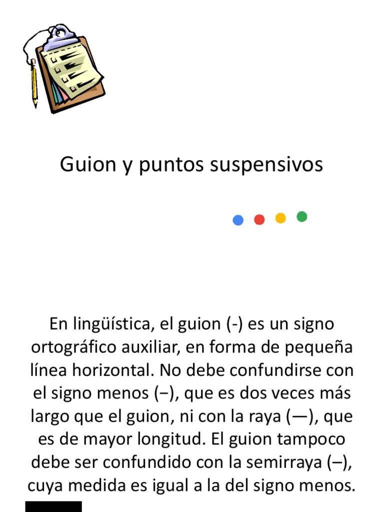 Guion y Punto | PDF