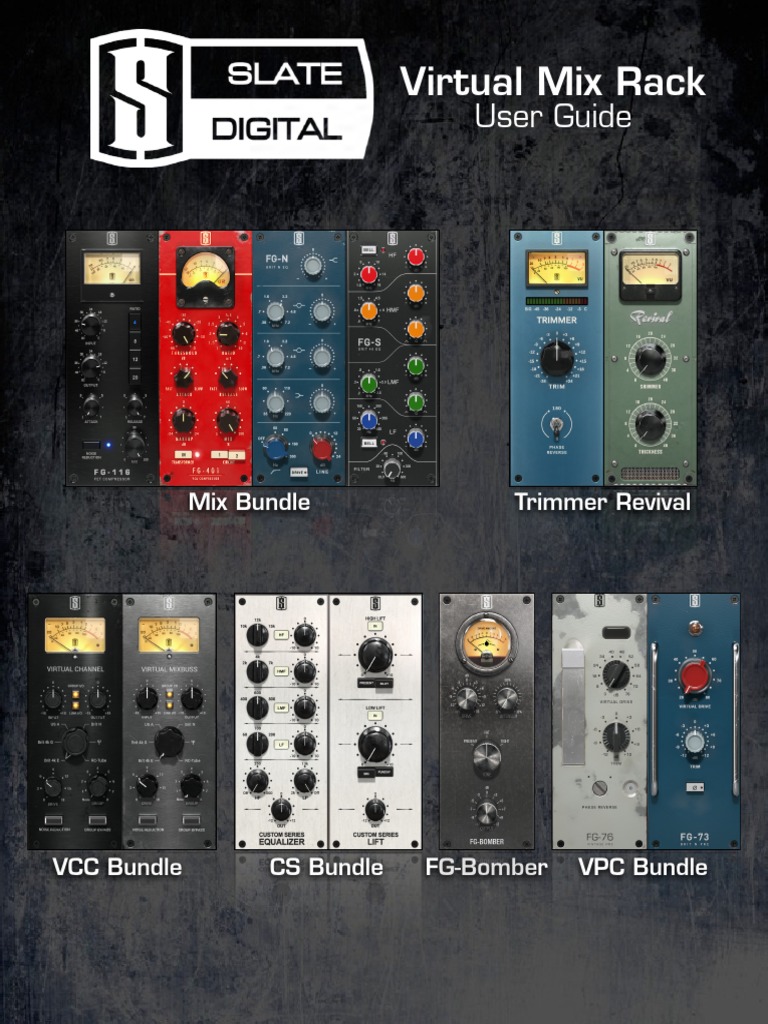 Slate Digital Virtual Mix Rack - User Guide | PDF | Equalization (Audio ...