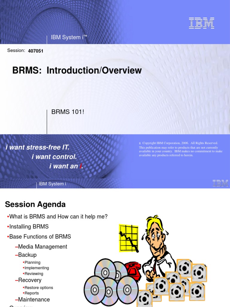 BRM | PDF | Ibm System I | Backup