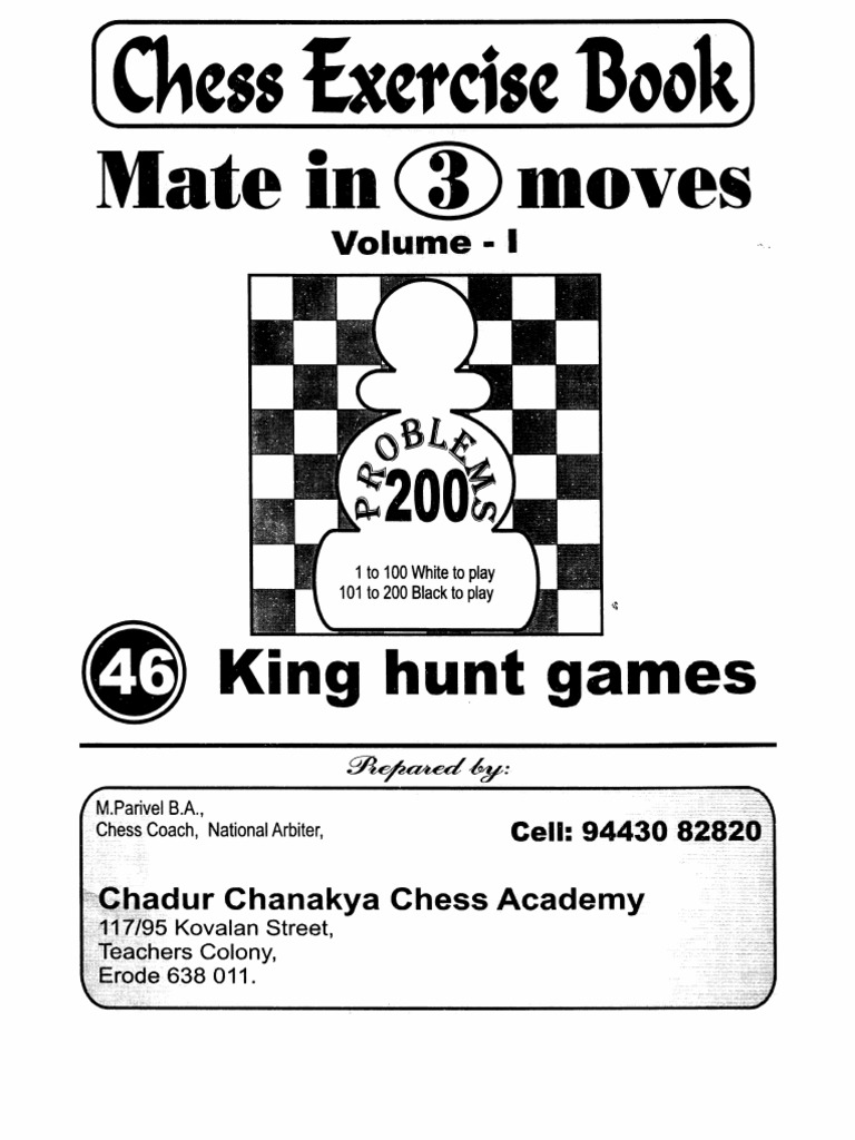 Chess Exercise Book 03 PDF | PDF