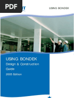 Bondek User Guide | PDF | Framing (Construction) | Concrete