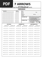 90 Questions OMR Sheet | PDF | Writing Implements | Writing