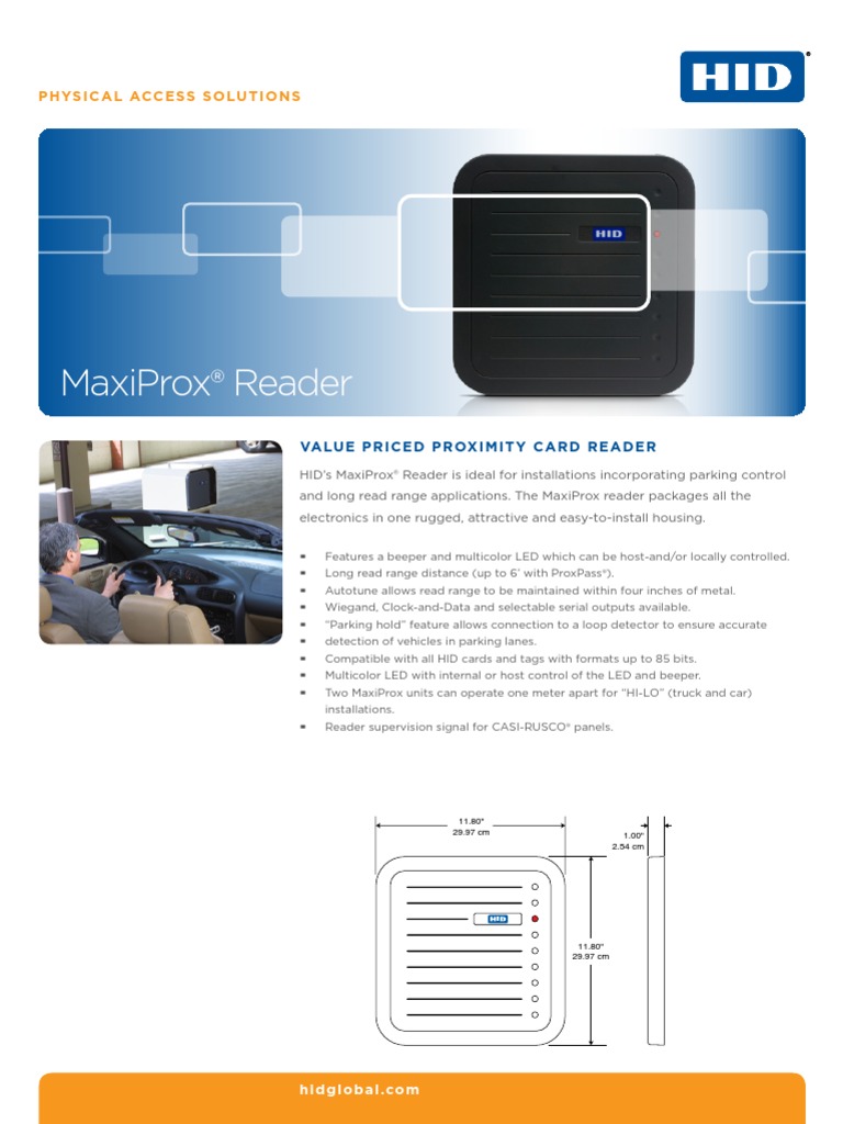 3.18.5375AGN00 Prox Maxiprox Reader Ds en | PDF | Light Emitting Diode ...