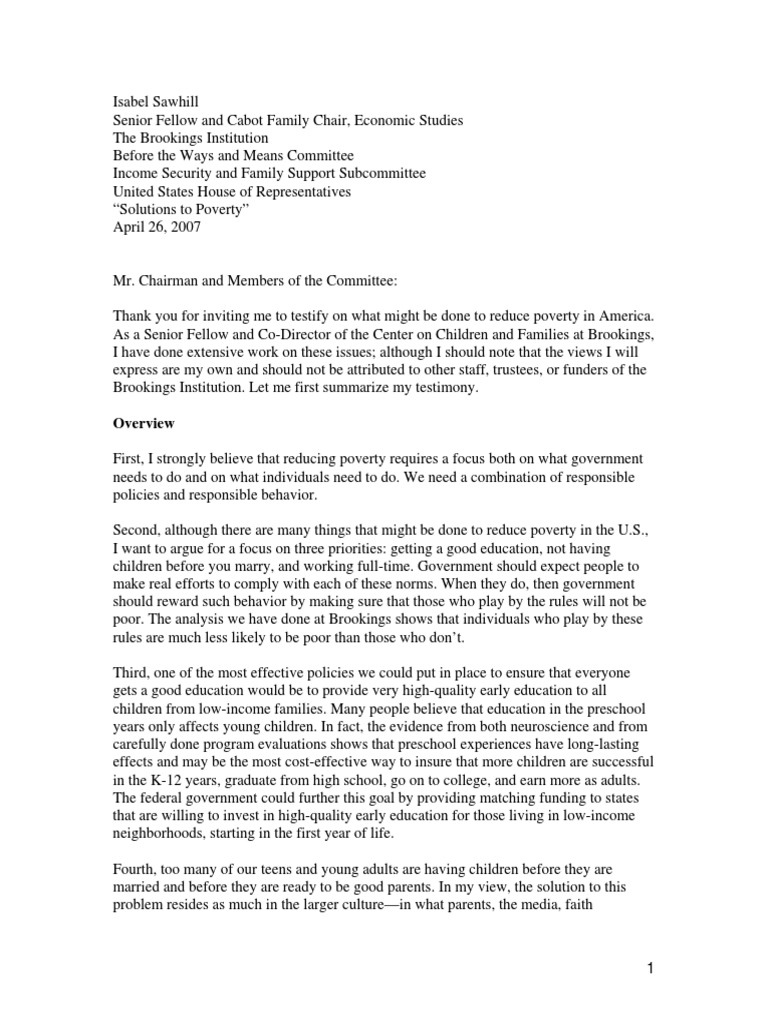 English Sba Soultion of Poverty | PDF | Teenage Pregnancy | Sex Education