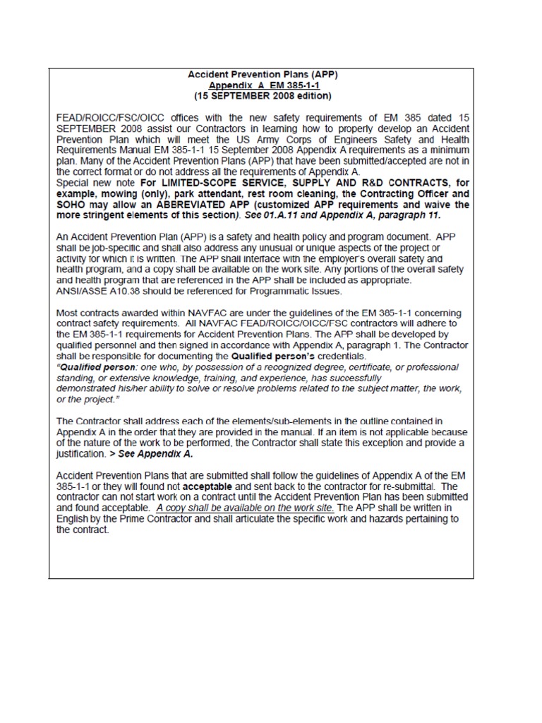 LUS HSE FM4 446 111.01 HSE Plan Outline Checklist | PDF | Occupational ...