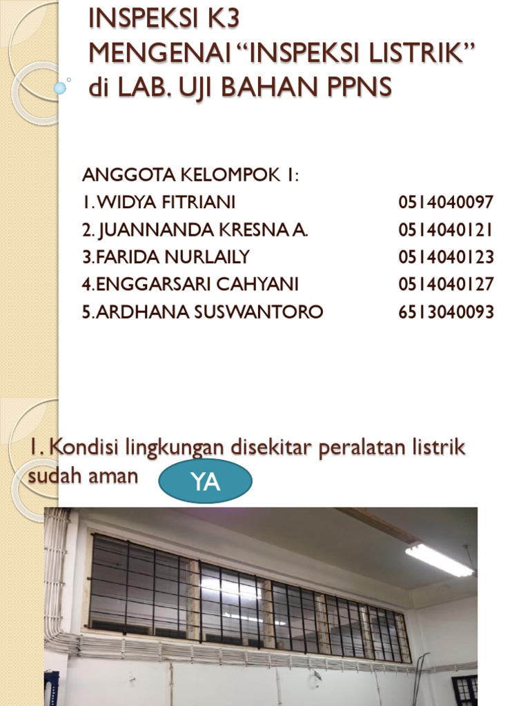 Inspeksi Listrik | PDF