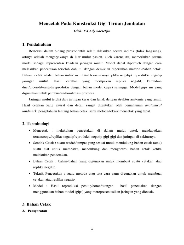 Mencetak Pada Konstruksi GTJ | PDF