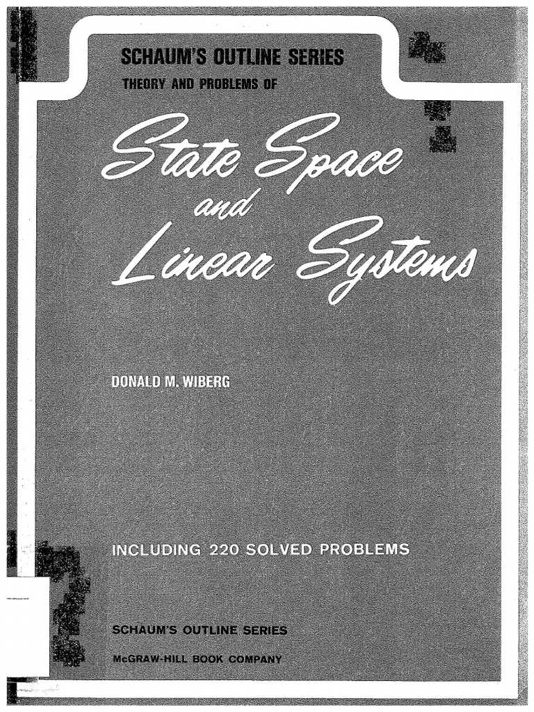 (Wiberg) Schaum's State Space Linear PDF | PDF | Matrix (Mathematics ...