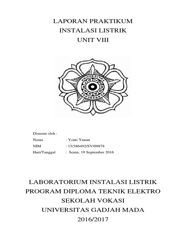 Cover Laprak. Instalasi | PDF