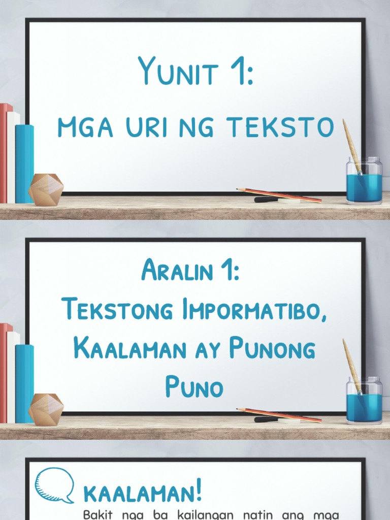 Tekstong Impormatib | PDF