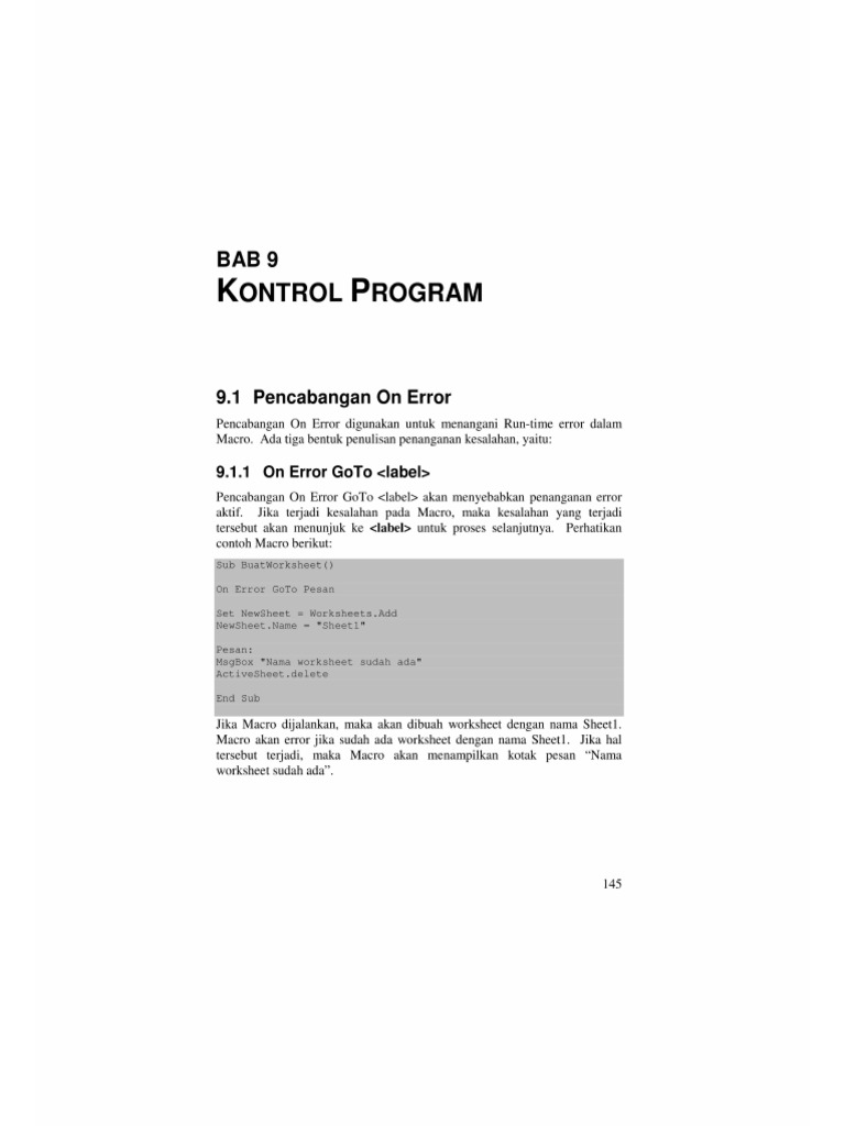 Kupas Tuntas Macro Excel Untuk Pemula | PDF Kupas Tuntas Macro Excel Untuk Pemula | PDF