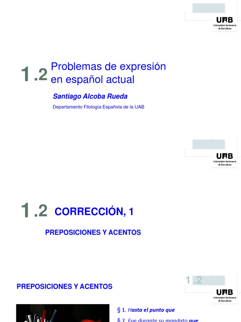 Problemas de Expresión en Español Actual | PDF | Palabra | Lingüística