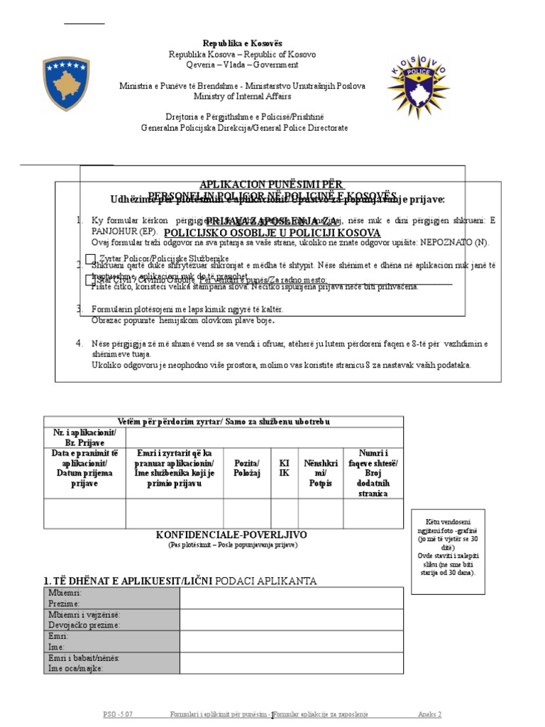 Aplikacioni Per Punesim | PDF