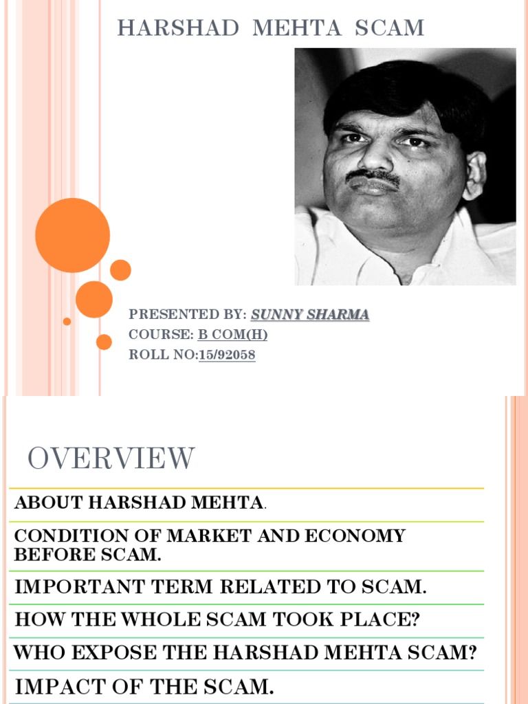 Harshad Mehta Scam | PDF | Repurchase Agreement | Financial Economics