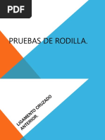 Pruebas de Bostezo en Rodilla | PDF | Rodilla | Medicina CLINICA