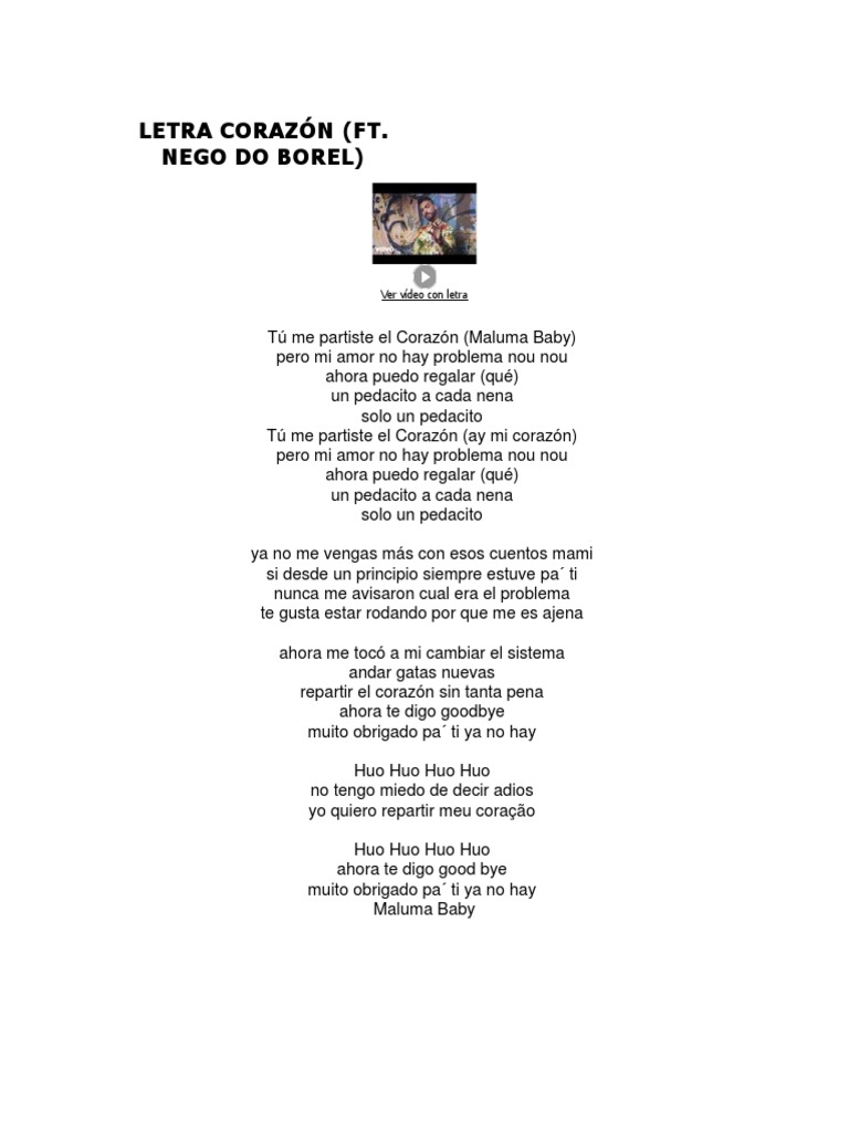 Letra Corazón | PDF