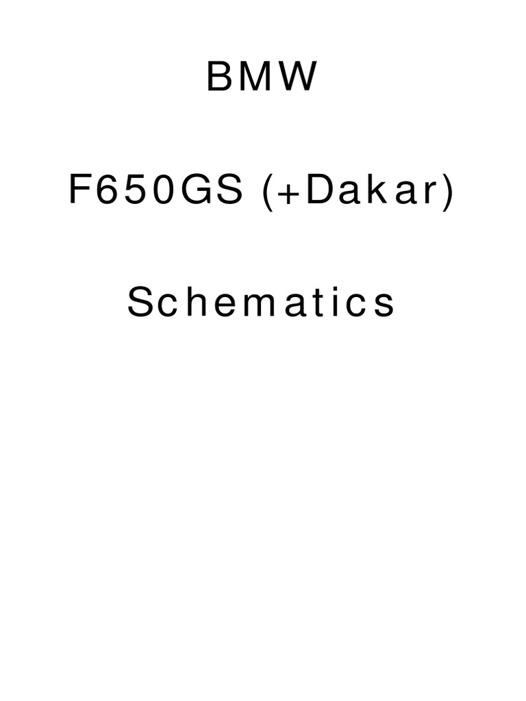 F650GS Schematic | PDF | Ignition System | Relay