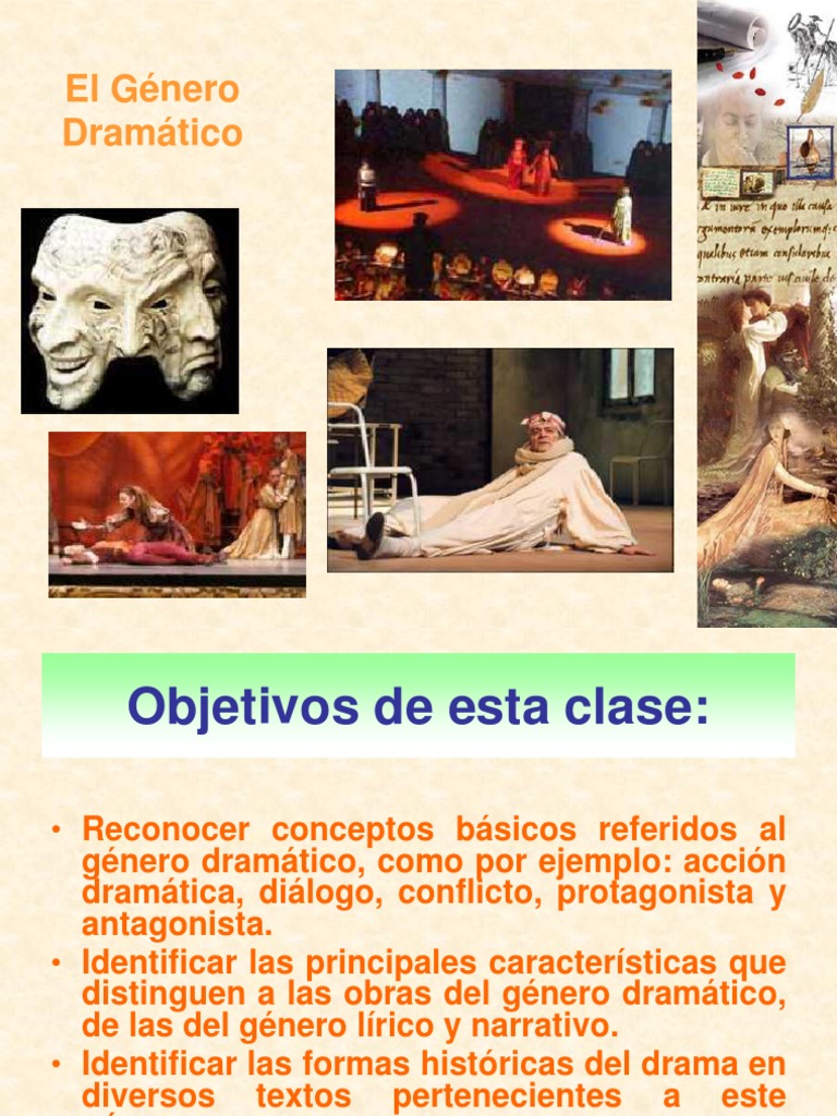 El Género Dramático | PDF | Comedia | Teatro