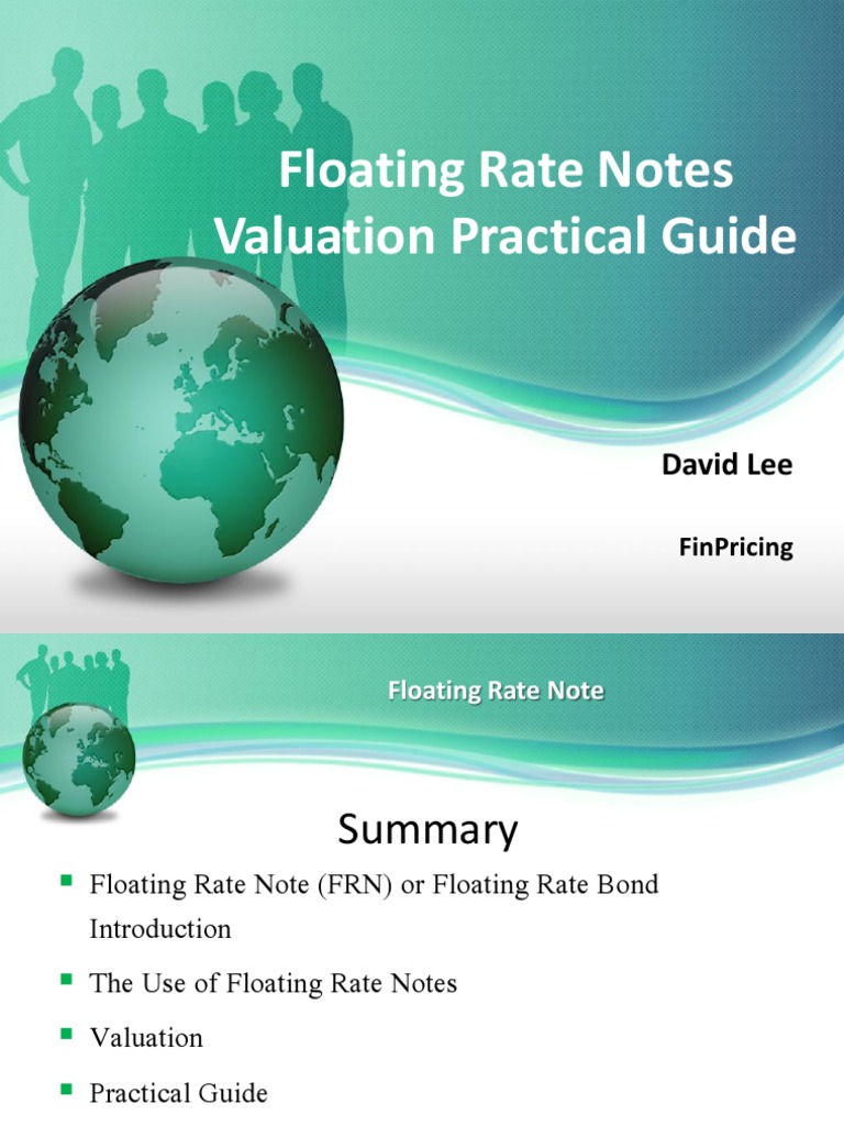 Floating Rate Notes Valuation Practical Guide | PDF | Bonds (Finance ...