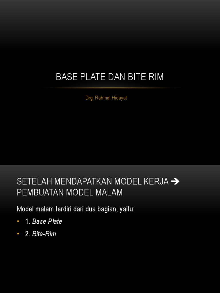 Base Plate Dan Bite Rim | PDF | Home & Garden | Science & Mathematics