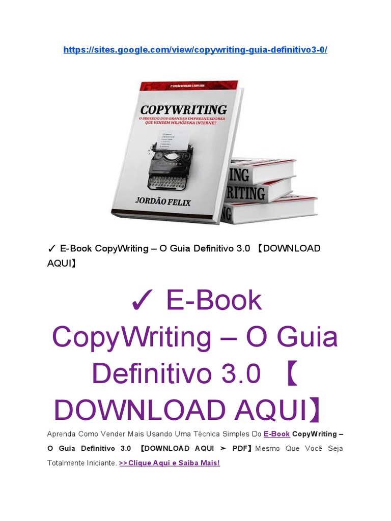E-Book CopyWriting – O Guia Definitivo 3.0 【DOWNLOAD AQUI- BAIXAR EM ...