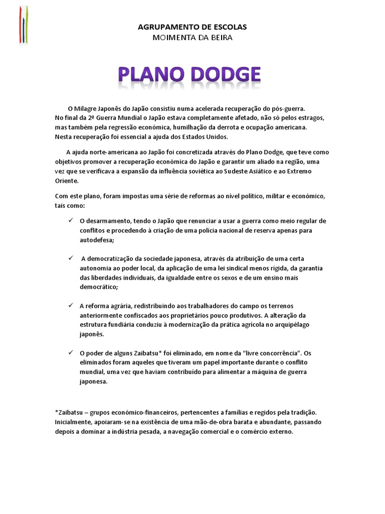 Joseph Morrell Dodge | PDF | Japan | World War II