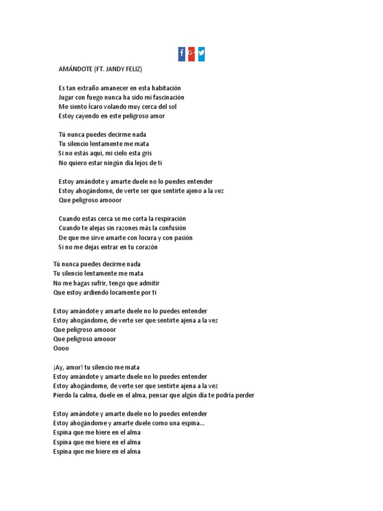 AMÁNDOTE | PDF | Poesía