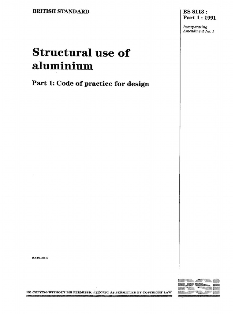 BS 8118 1991 PDF | PDF