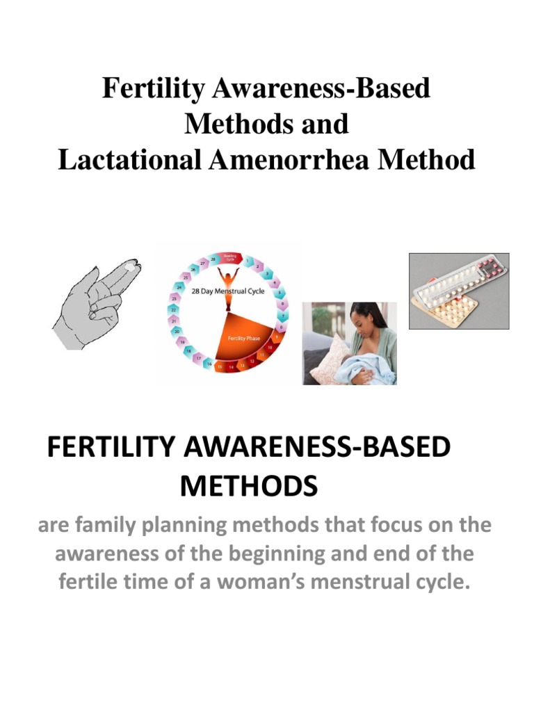 Fertility Awareness-Based Methods and Lactational | PDF | Menstruation ...