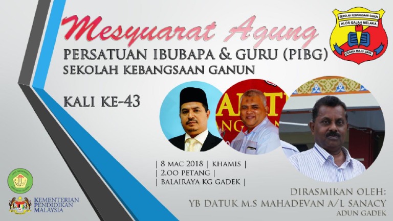 Backdrop Mesyuarat Pibg | PDF