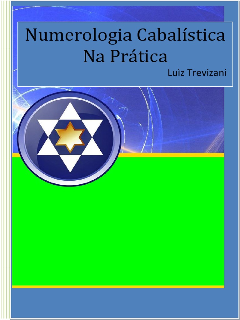 e Book Numerologia Cabalística Na Prática | Cabala | Humano