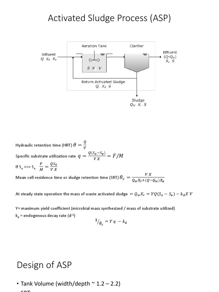 Activated Sludge Process (ASP) | PDF | Environmental Technology ...