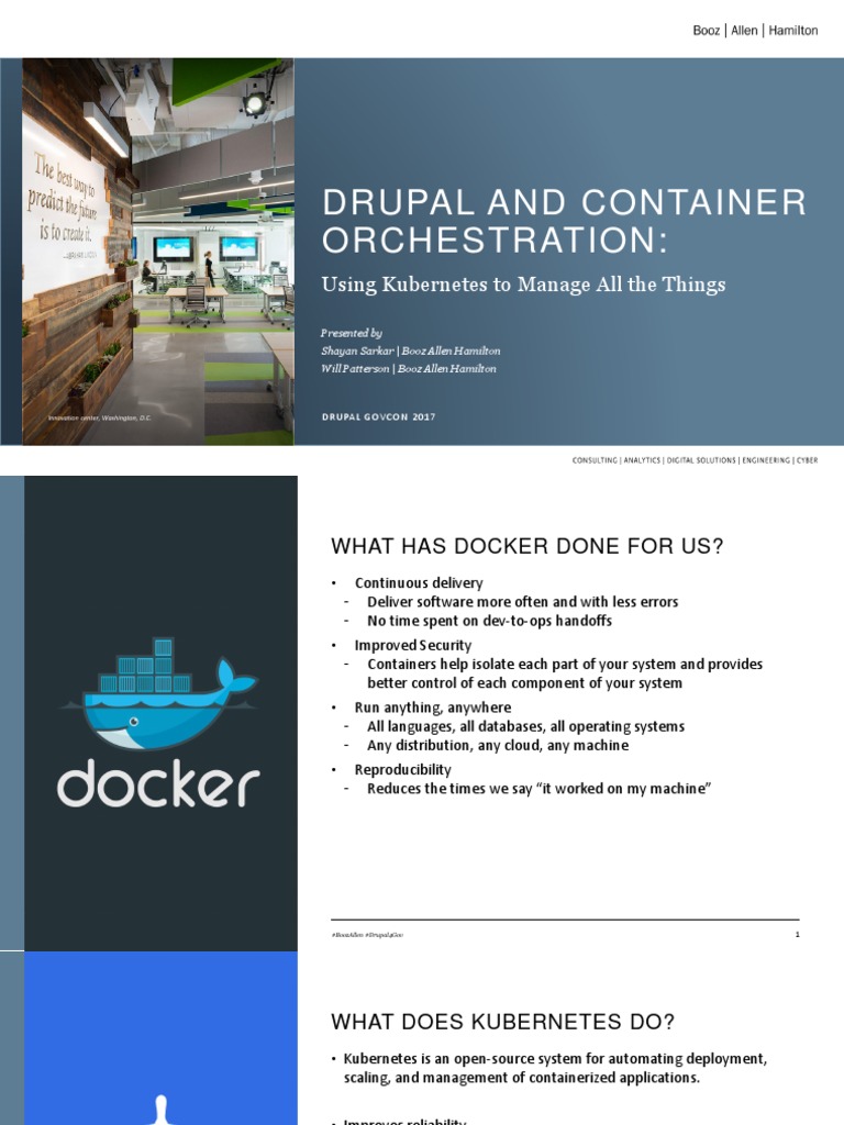 Drupal and Container Orchestration - Using Kubernetes To Manage All The ...
