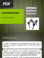 Materiales y tipos de osteosíntesis | PDF | Hueso | Tornillo