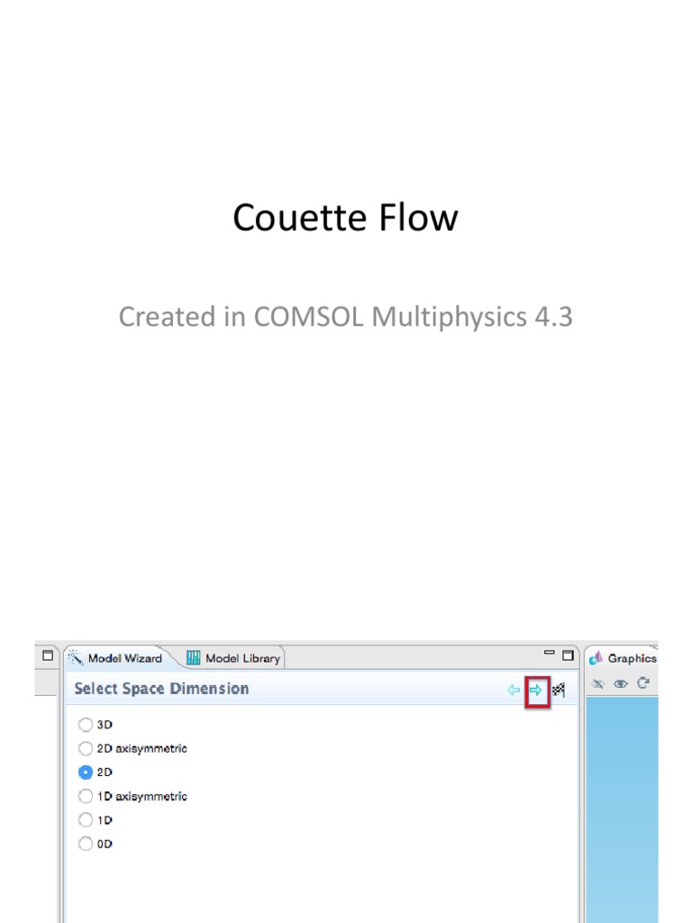 Couette Flow in COMSOL 4.3 | PDF | Technology & Engineering