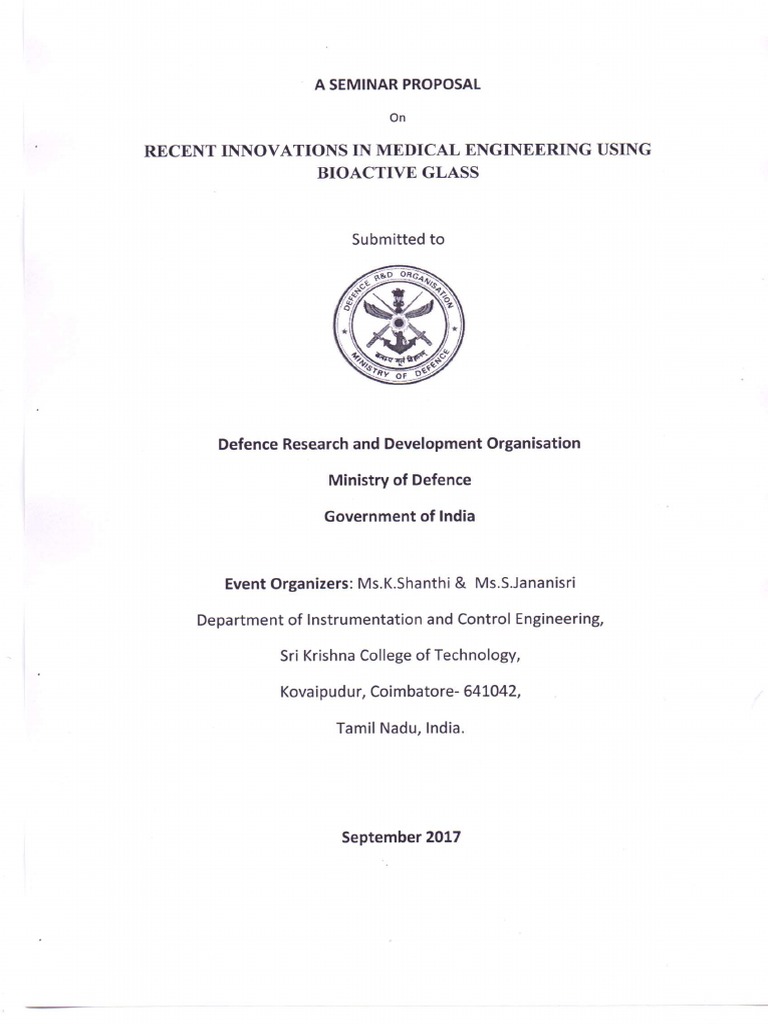 DRDO Proposal | PDF