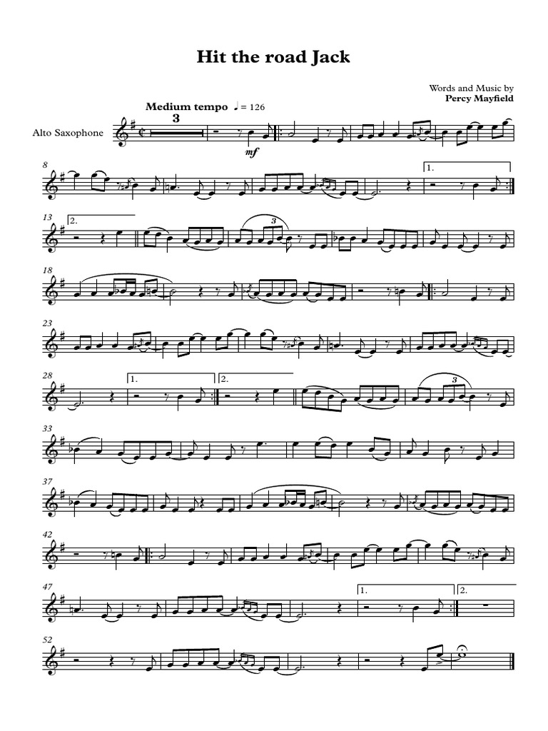 Hit The Road Jack | PDF | Leisure